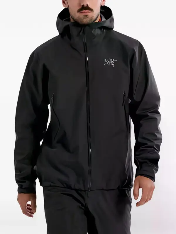 Arc'teryx Beta Hooded Windbreaker Jacket - Black