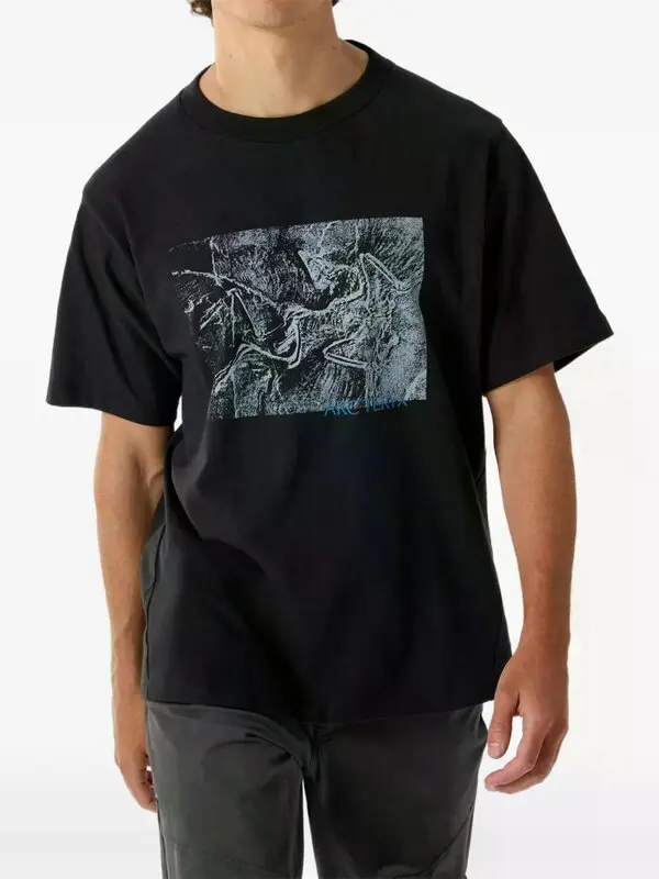 Arc'teryx Kragg Graphic Crew Neck T-shirt - Black