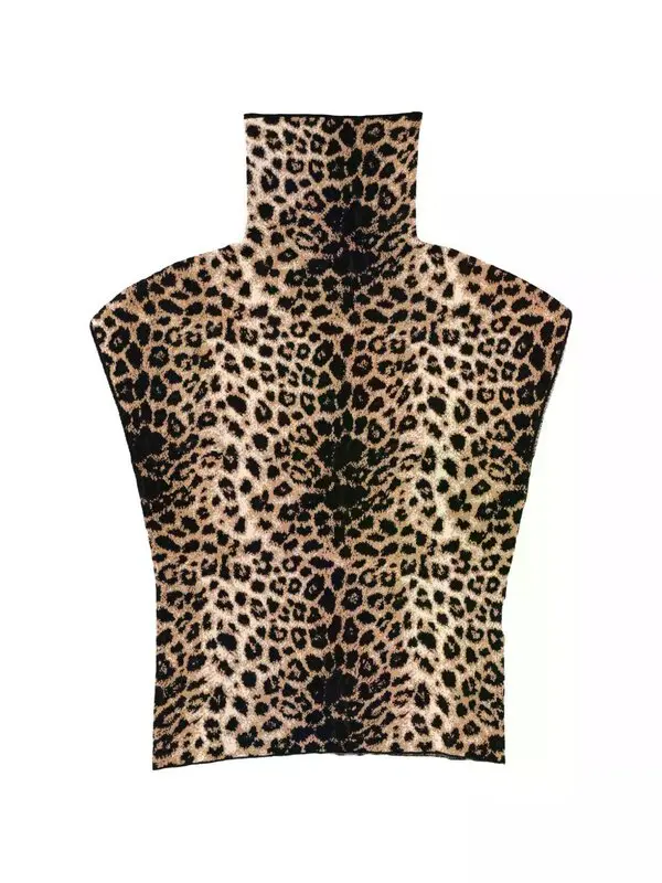 CIRCUS HOTEL Sleeveless Turtleneck Top