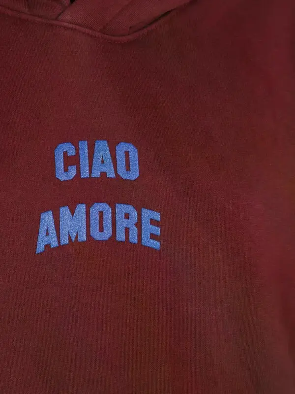 Giada Benincasa Ciao Amore Puffy-logo Hoodie