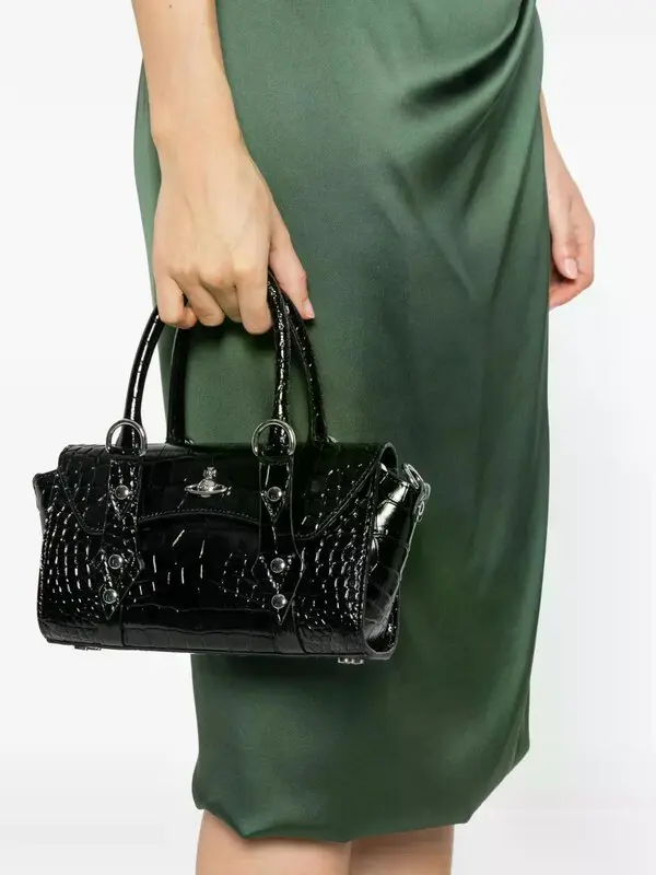 VIVIENNE WESTWOOD Bettina Orb-plaque Embossed Tote Bag