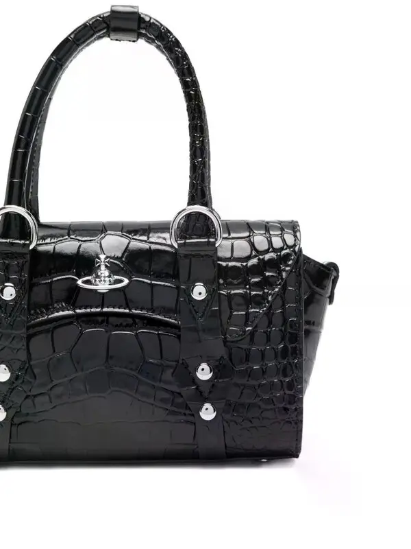 VIVIENNE WESTWOOD Bettina Orb-plaque Embossed Tote Bag
