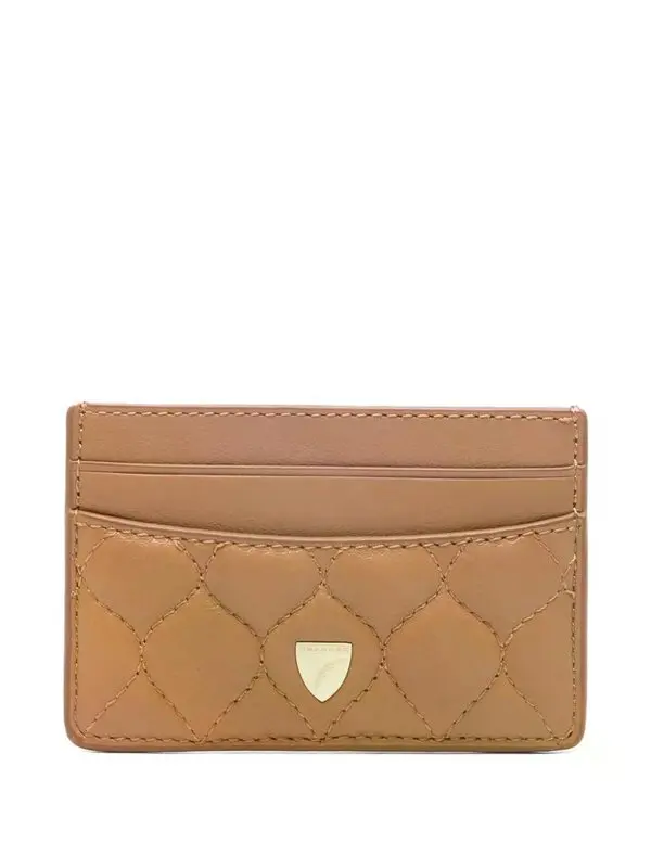 ASPINAL OF LONDON Top-zip Card Holder - Neutrals
