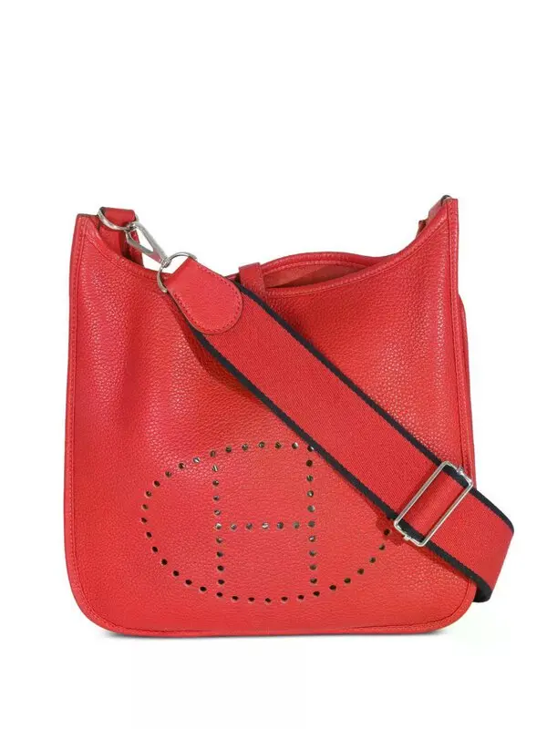 Hermès 2014 Evelyne Pm H-logo Shoulder Bag - Red