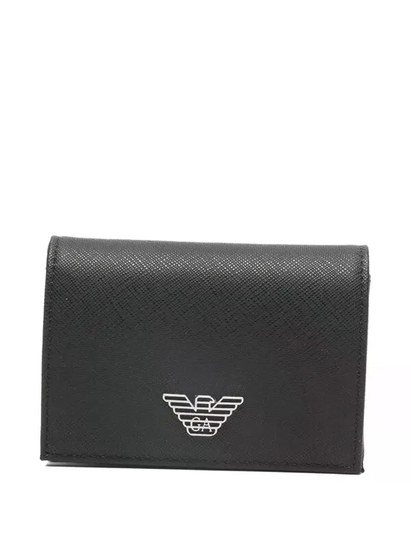 Emporio Armani Logo-plaque Wallet - Black