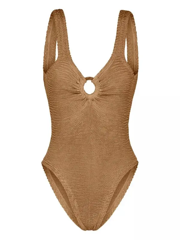 PARAMIDONNA Romana Ring One-piece Swimsuit - Brown