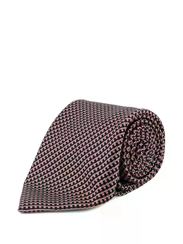 TOM FORD Patterned Neck Tie - Pink