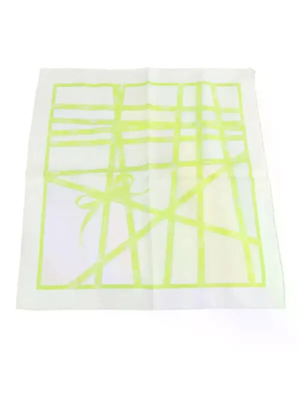 Hermès 2015-2025 Bolduc Silk Scarf 45 Scarves - Green