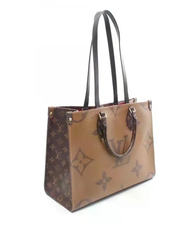 LOUIS VUITTON 2020 Monogram Giant Onthego Mm Satchel - Brown