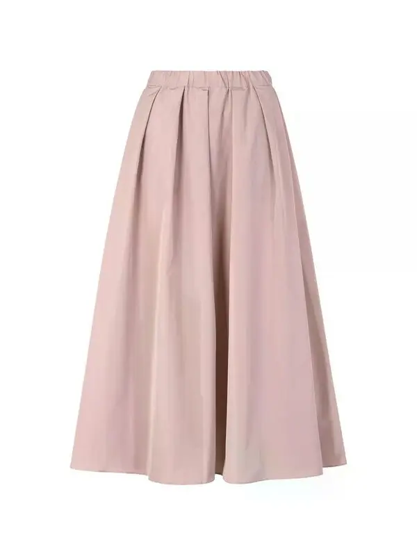 Max Mara Plated A-line Midi Skirt