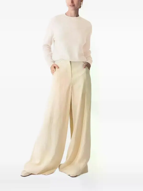 Minnie Rose Crew-neck Sweater - Neutrals