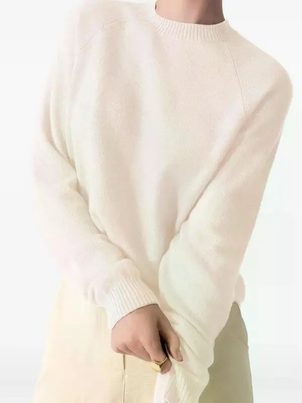 Minnie Rose Crew-neck Sweater - Neutrals