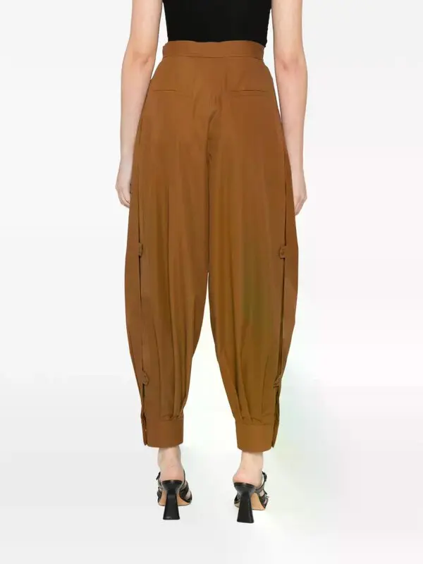 Max Mara Cotton Pleated Trousers