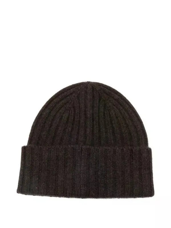 MC2 SAINT BARTH Embroidered Beanie - Brown