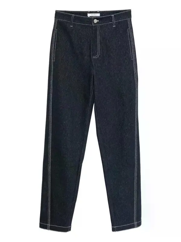 Max Mara Denim Tapered Trousers