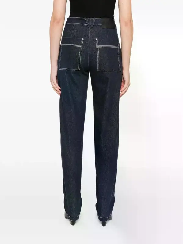 Max Mara Denim Tapered Trousers