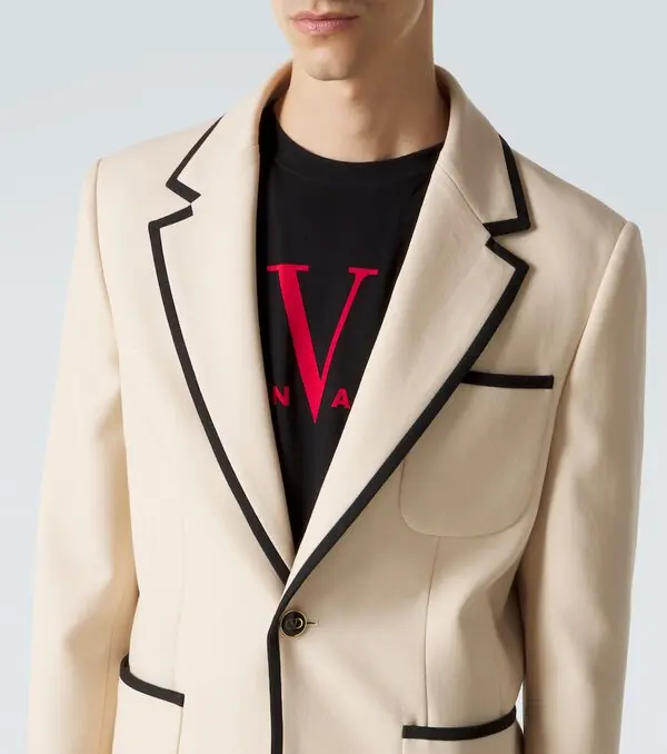Valentino Garavani Virgin Wool Gabardine Blazer