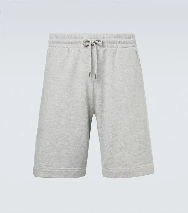 Dries Van Noten Cotton Jersey Shorts - Grey