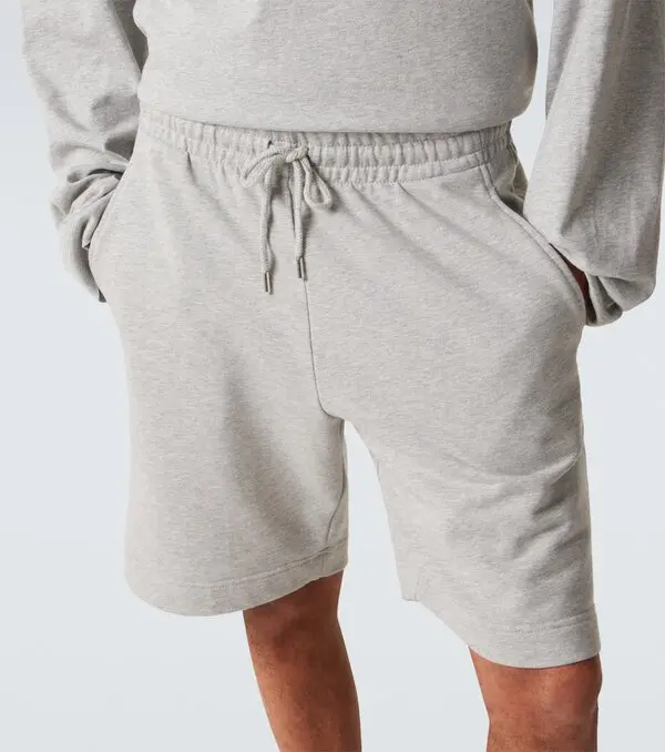 Dries Van Noten Cotton Jersey Shorts - Grey