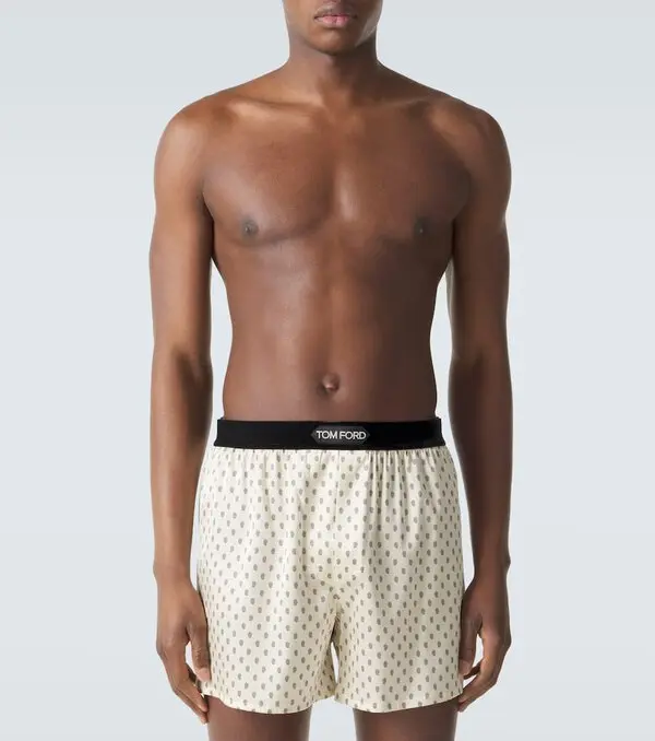 TOM FORD Paisley Silk-blend Boxers