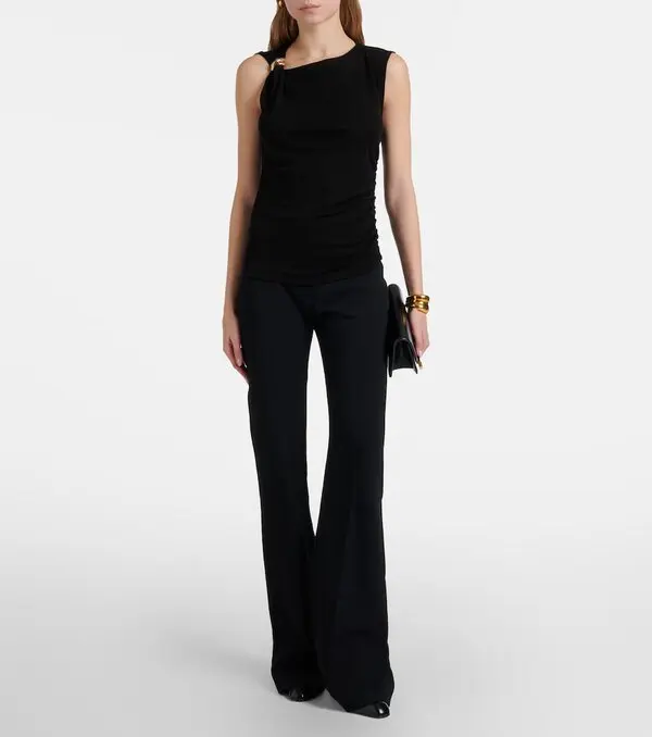 Vince Wool-blend Top - Black