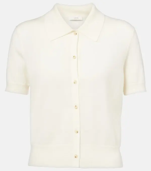 Vince Wool-blend Top - White
