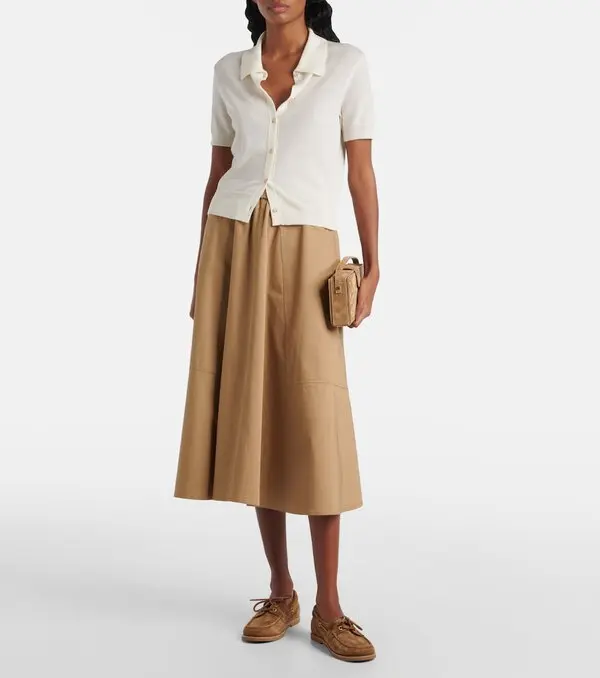 Vince Wool-blend Top - White