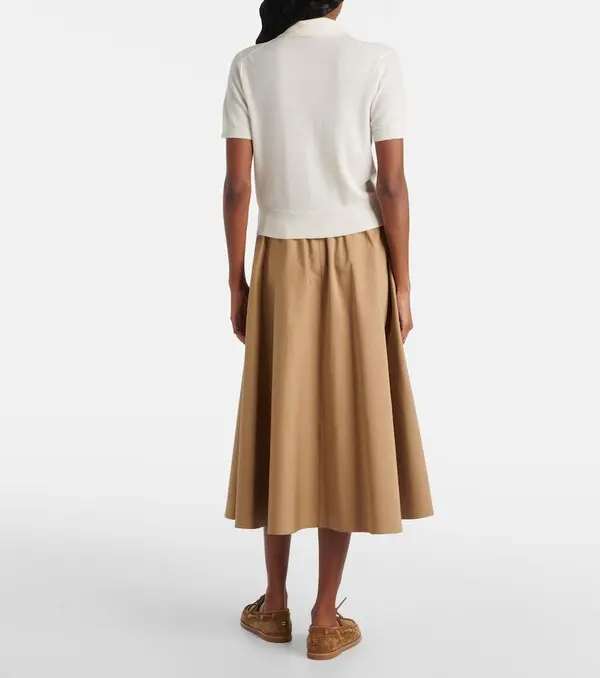 Vince Wool-blend Top - White