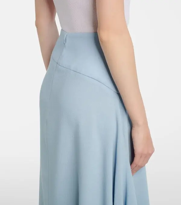 Erdem Virgin Wool Midi Skirt