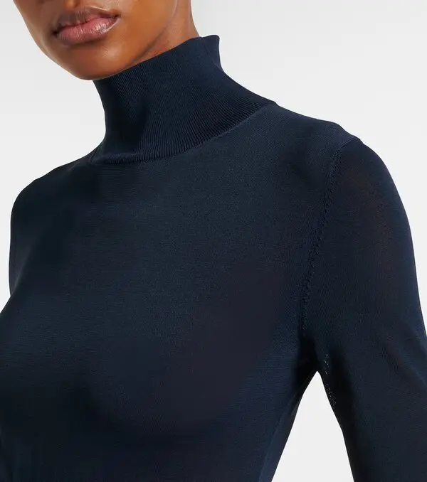 Alaïa Sheer Midi Dress