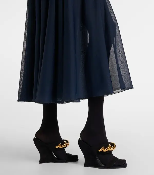 Alaïa Sheer Midi Dress