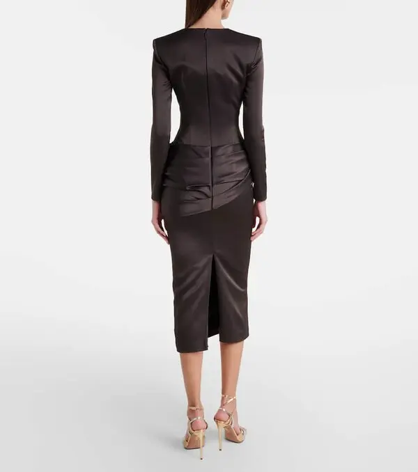 Alex Perry Draped Cocktail Dress