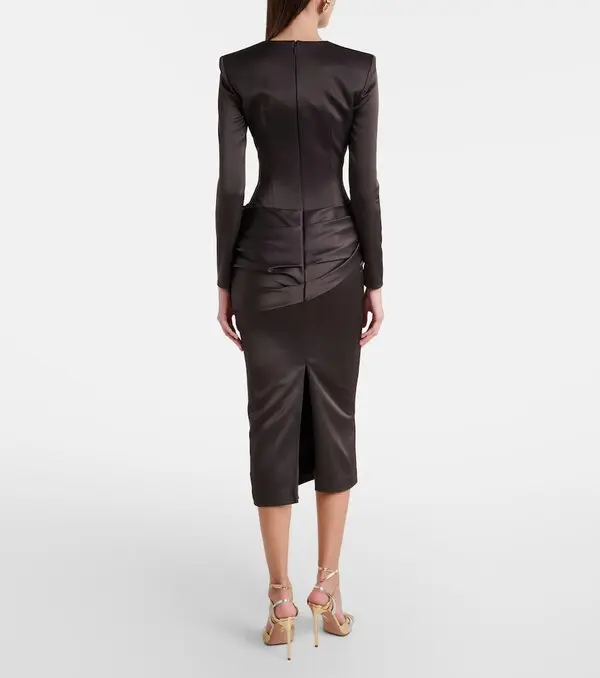 Alex Perry Draped Cocktail Dress