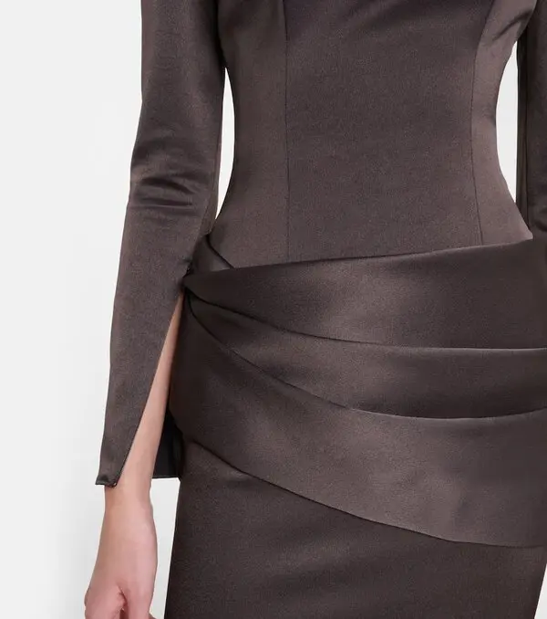 Alex Perry Draped Cocktail Dress