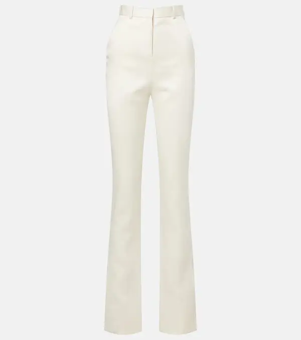 Calvin Klein Lucia High-rise Slim Pants - White