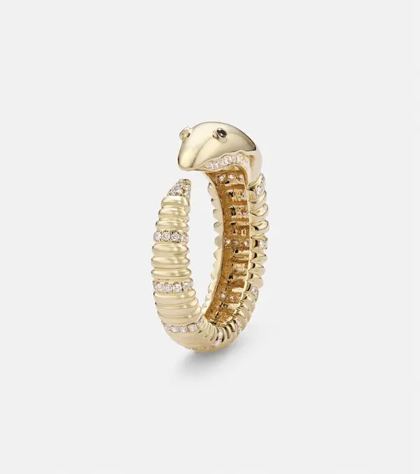 Yvonne Léon Crevisse Ring With Diamonds