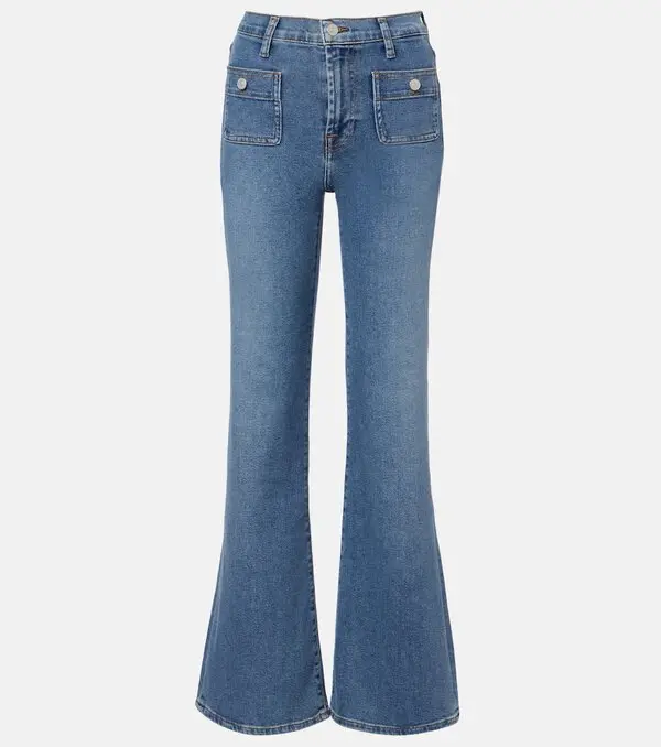7 For All Mankind Modern Dojo Flared Jeans - Blue