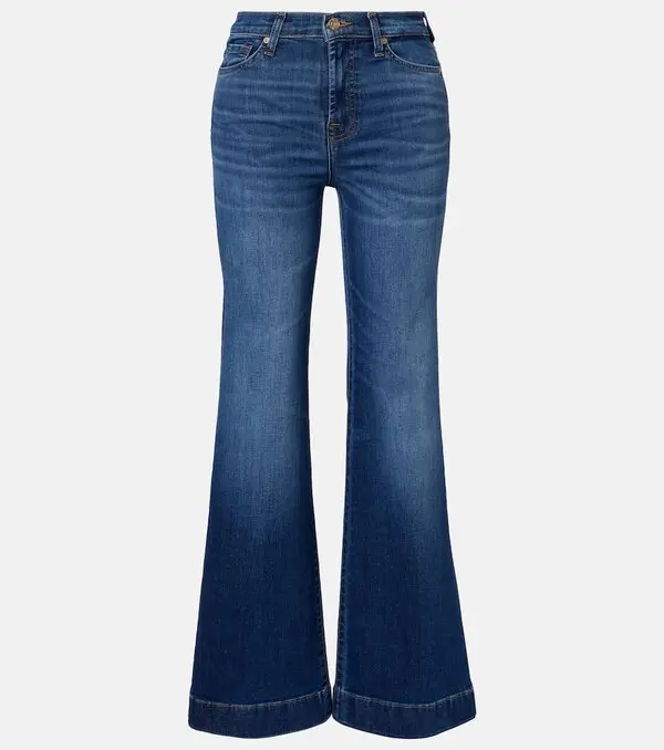 7 For All Mankind Modern Dojo Flared Jeans - Blue