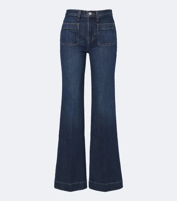 7 For All Mankind Modern Dojo Flared Jeans - Blue
