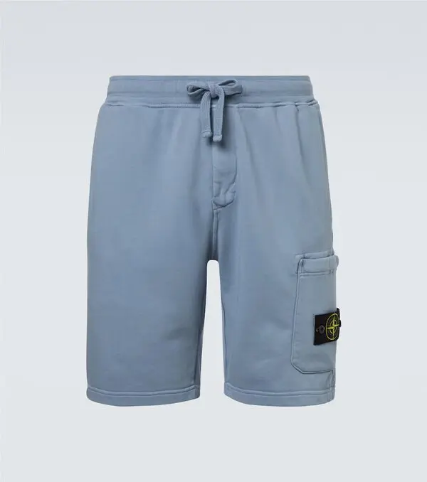 Stone Island Compass Cotton Shorts