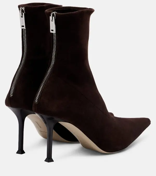 CHRISTEN Helix 75 Suede Ankle Boots