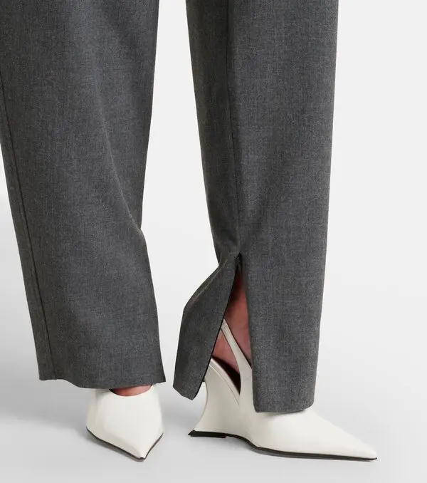 Paris Texas Nina Patent Leather Slingback Pumps - White