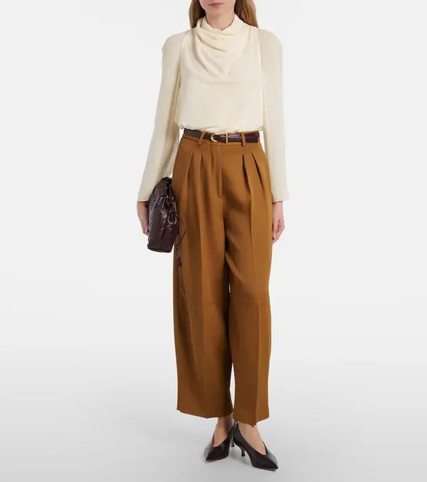 Altuzarra Cara Draped Top - White