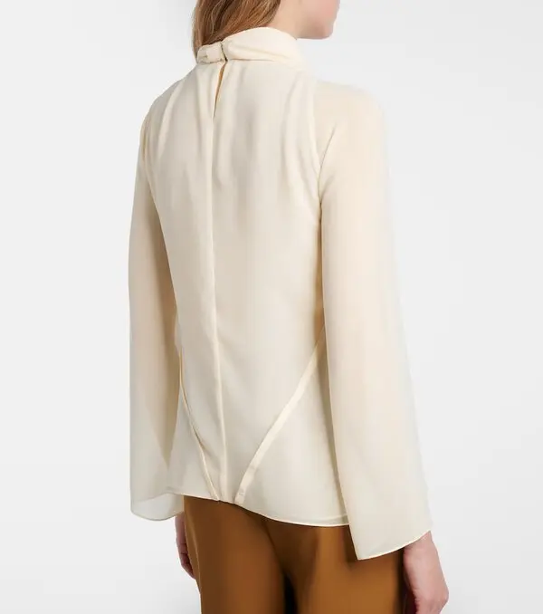 Altuzarra Cara Draped Top - White