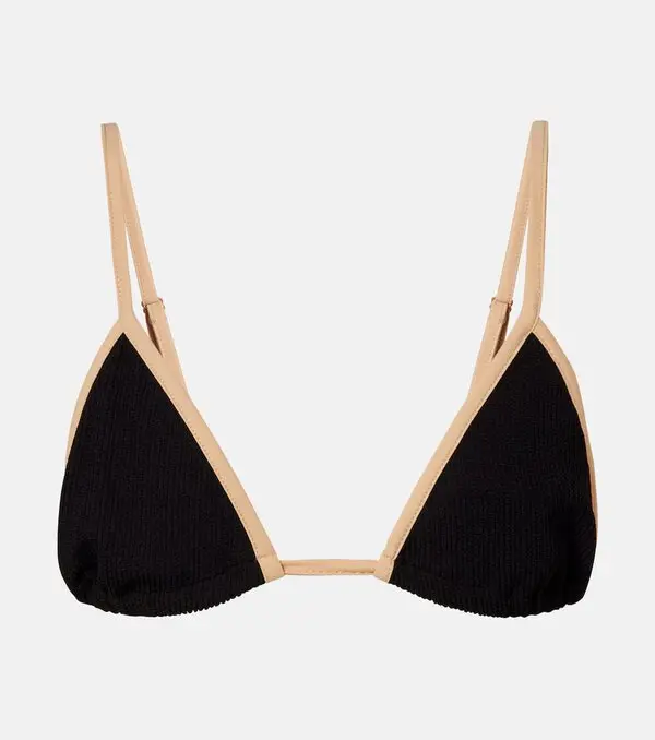 Johanna Ortiz Playa Del Río Bikini Top - Black