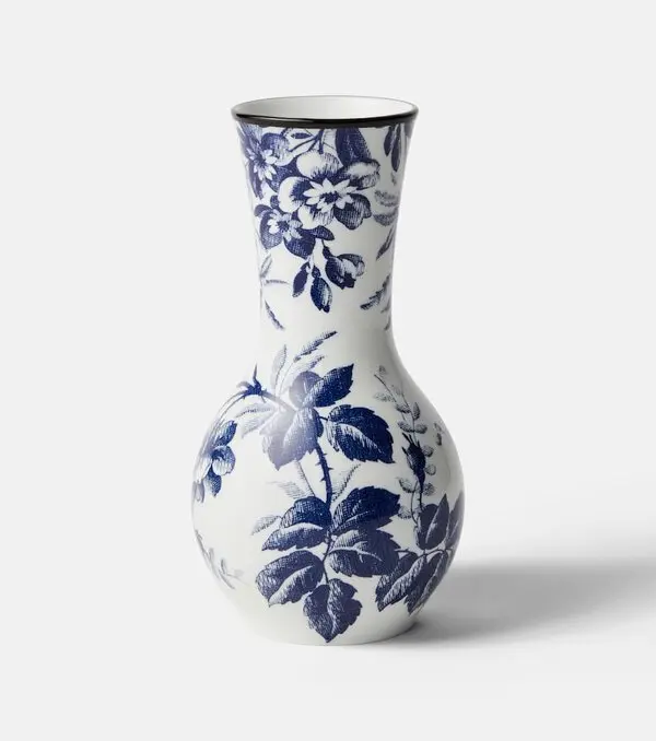 Gucci Herbarium Porcelain Vase - White