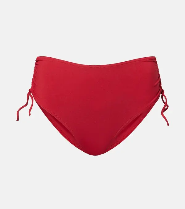 ERES Sofia Mid-rise Bikini Bottoms - Red