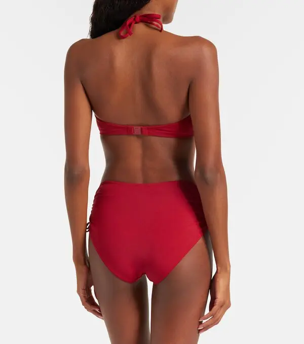 ERES Sofia Mid-rise Bikini Bottoms - Red