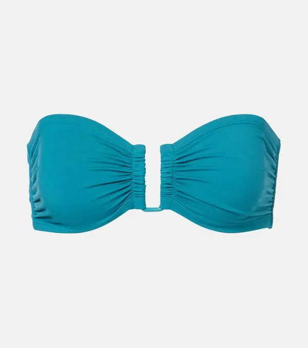 ERES Show Strapless Bikini Top - Blue