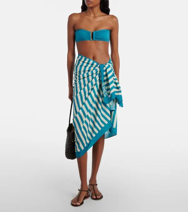 ERES Symbiose Cotton And Silk Beach Cover-up